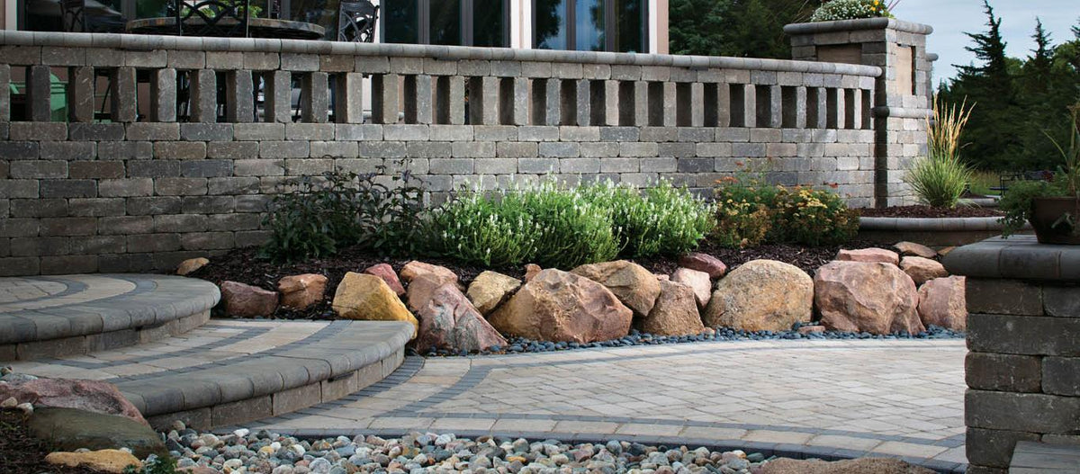 Weston Stone Retaining Wall | The Hardscape Exchange